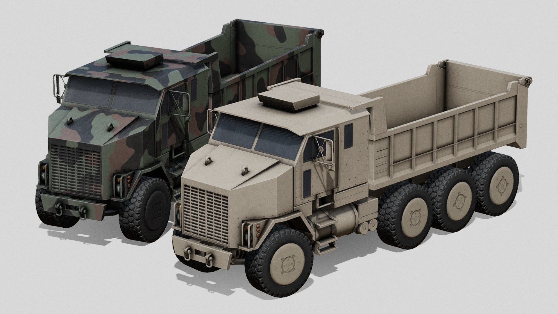Military Dump Truck - 3D model by Mateusz Woliński (@jeandiz) [d9fecb0 ...