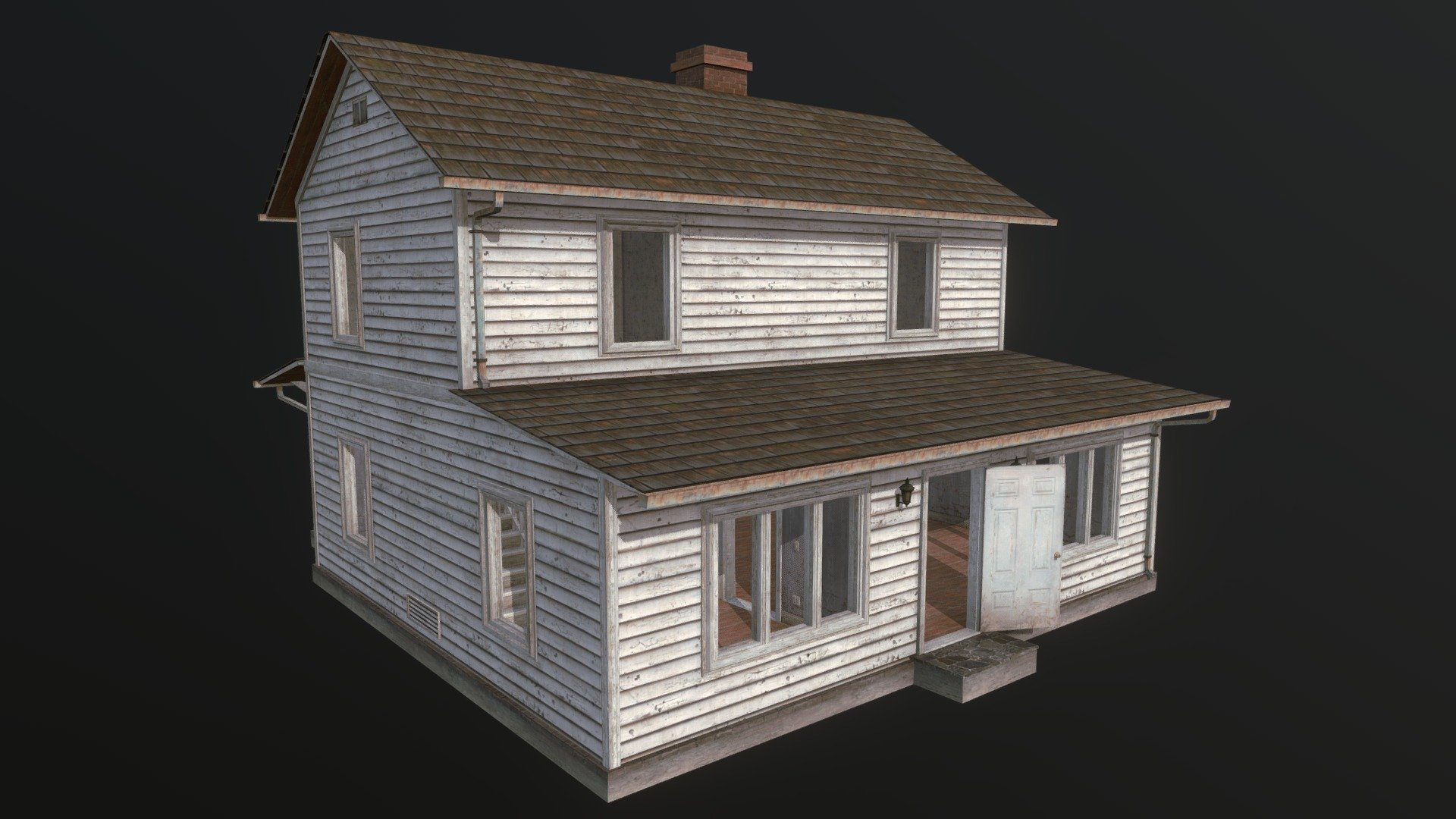 Residential House - 3D model by DayBreak (@6500562) [d9ff899] - Sketchfab