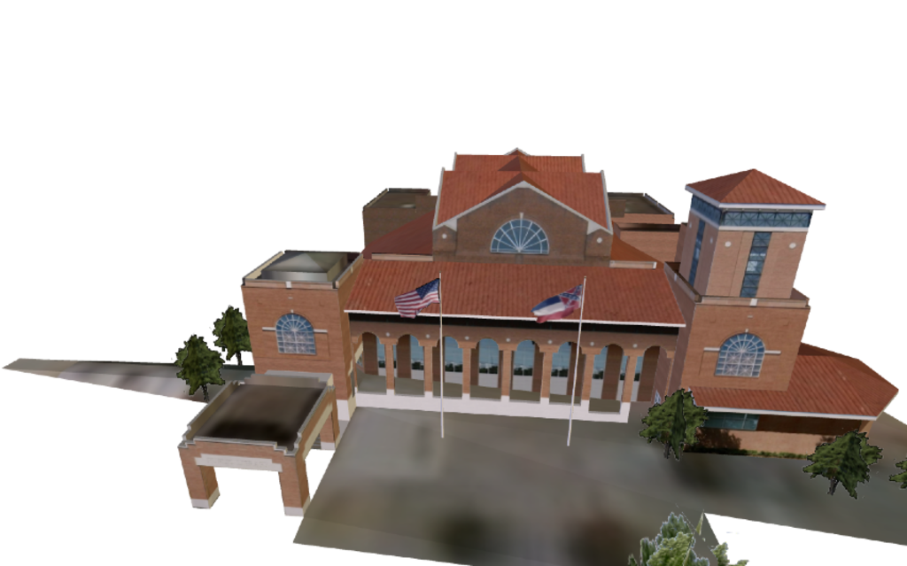 Library of Hattiesburg, Petal, and Forrest Count - 3D model by Jack ...
