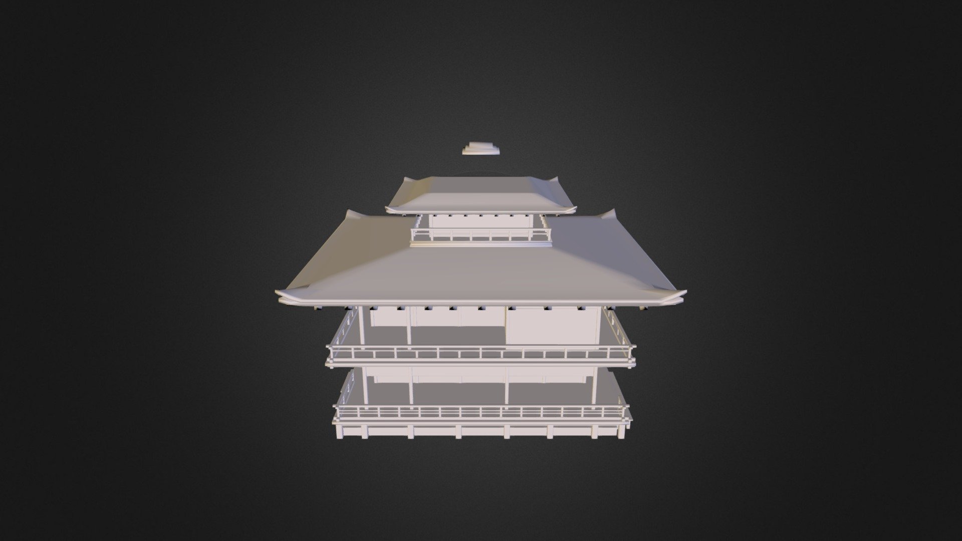 japanese_temple - 3D model by RyanBickston [dOaPE7M] - Sketchfab