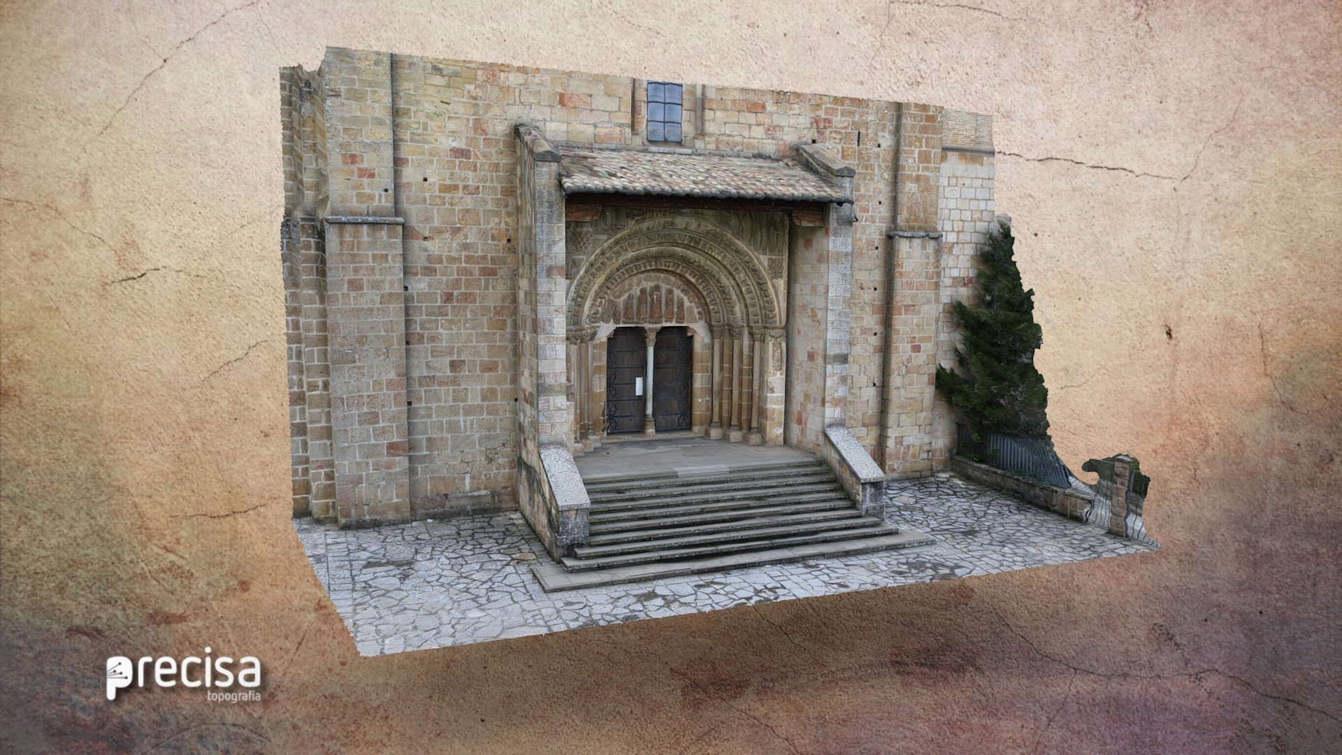 PORTICO MONASTERIO LEYRE - 3D model by PRECISA HDS (@precisa) [dZwJkNZ ...
