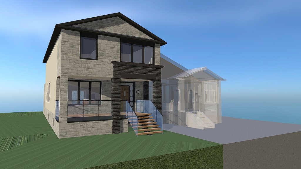 08-89 Front Porch Opt7 01282016 - 3D model by Cadaxx Design (@cadaxx ...