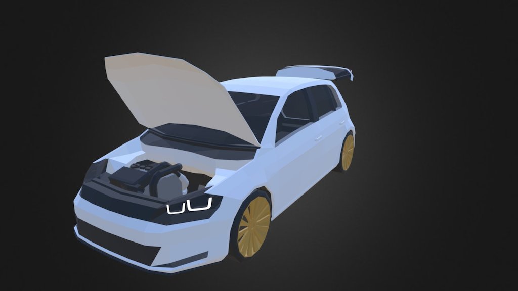 Low poly amazing car 1 Full Version - 3D model by Patryk.k [da00f2d ...