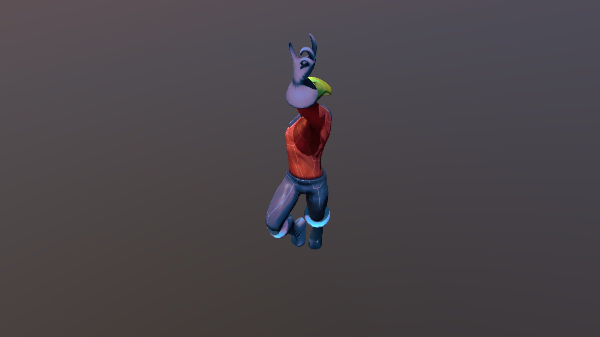 Alien Hero - 3D model by theoddmike [da024ea] - Sketchfab