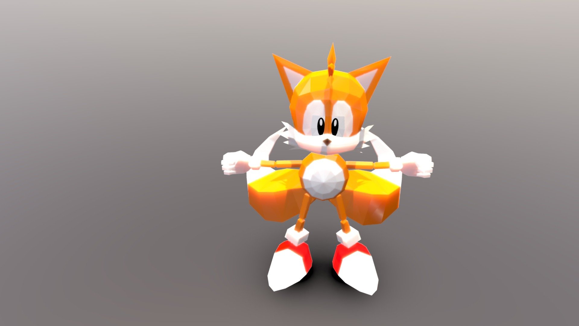 Sonic_the_Fighters_-_Tails - 3D model by coolguy125 [da032d6] - Sketchfab