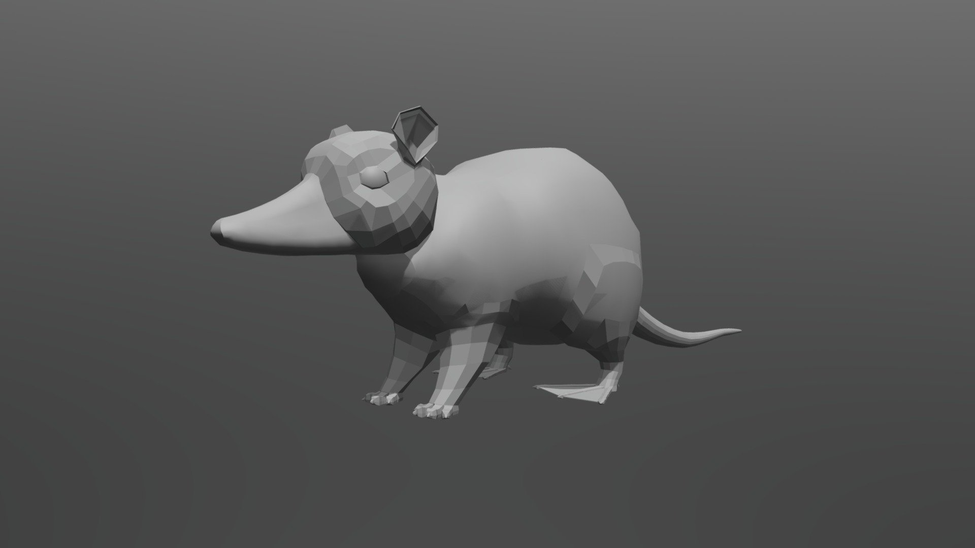 Rat-Duck Low Poly - 3D model by ageertsen [da0355e] - Sketchfab