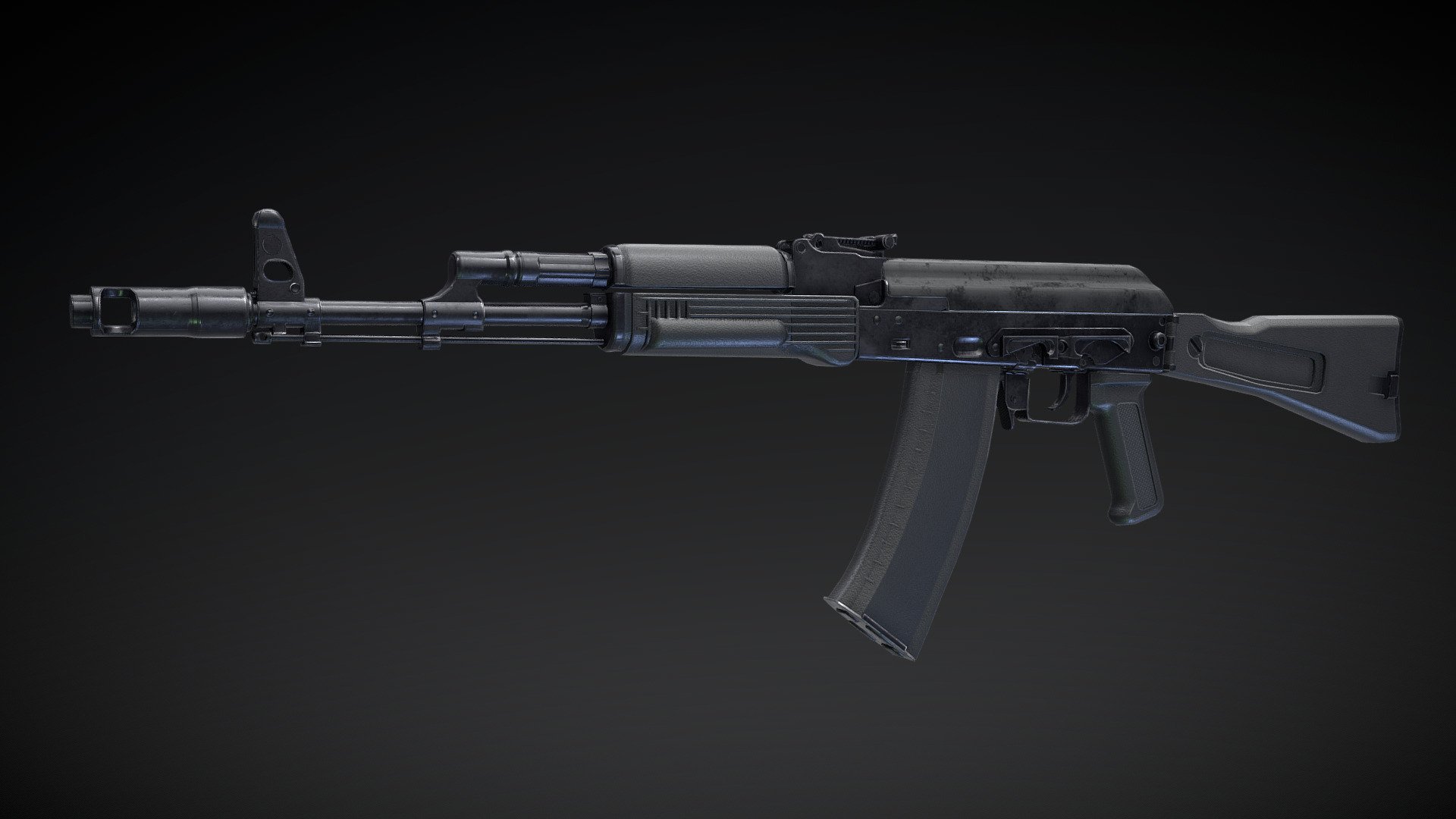 AK74M - 3D model by 3DYAROSLAV2 [da07eaf] - Sketchfab
