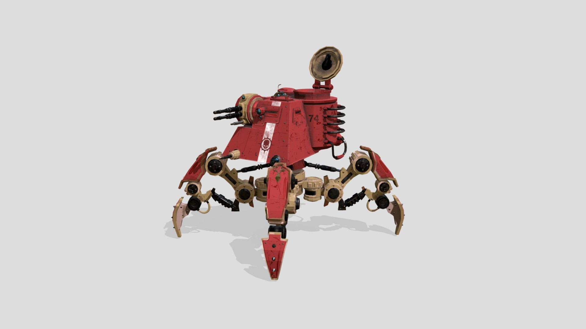 Warhammer 40k Onager Dunecrawler - 3D model by mateuszczykj [da0907f ...