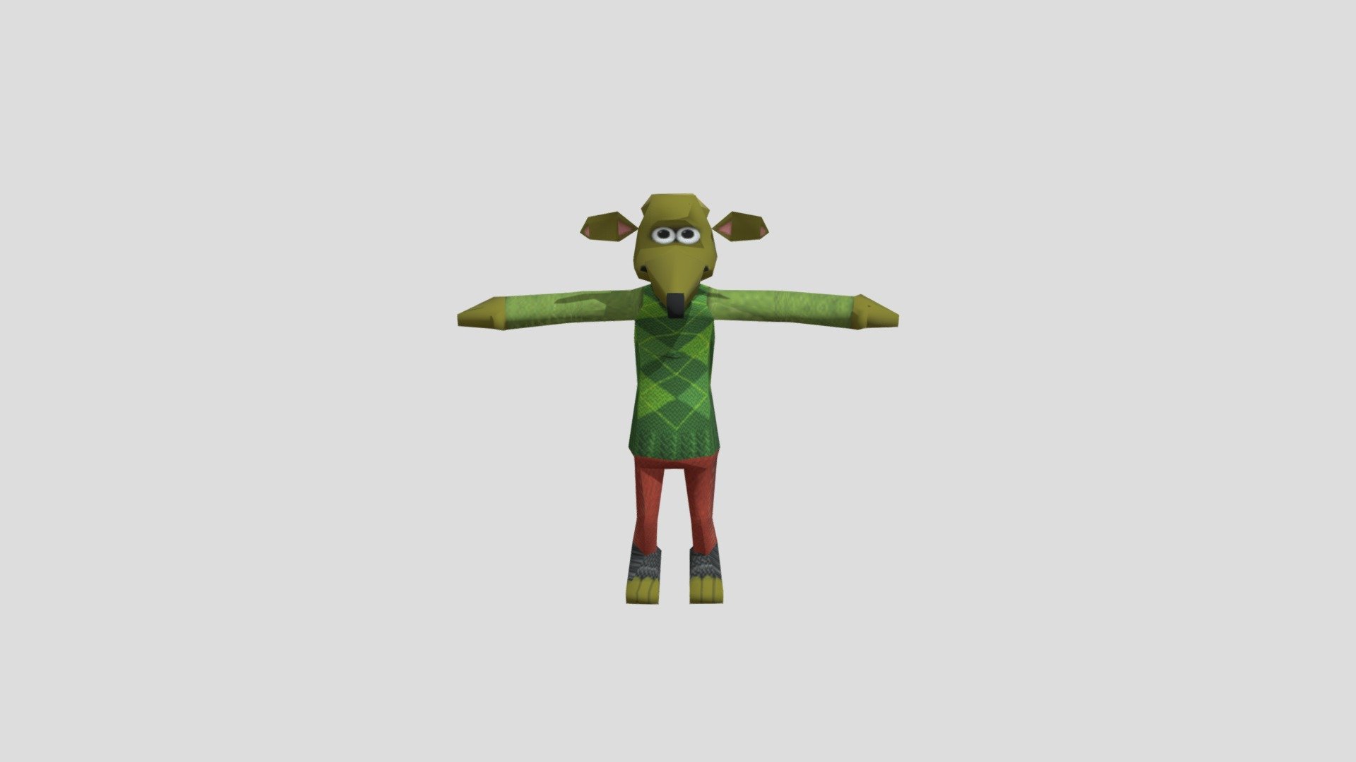 PlayStation - Chicken Run - Fetcher - Download Free 3D model by Wire ...