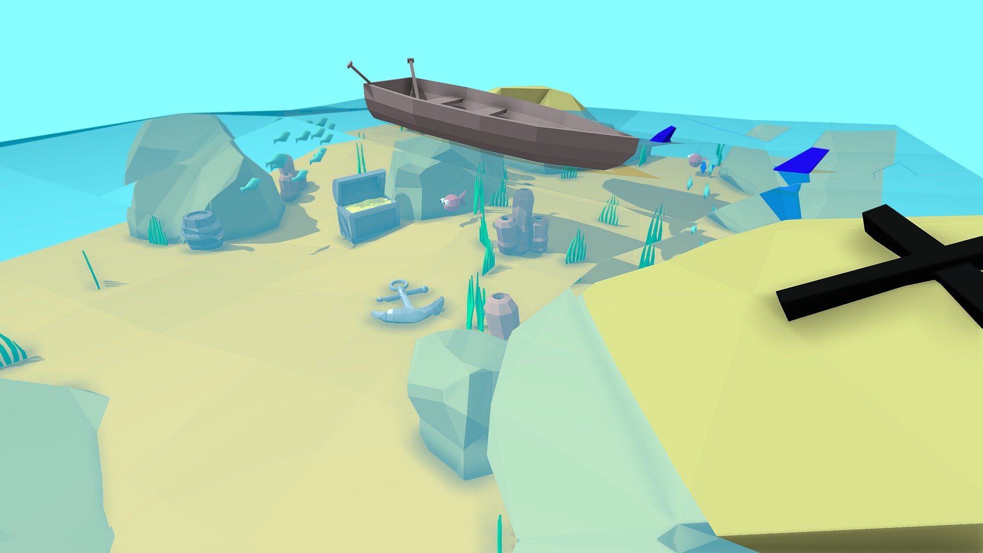 Mini Treasure Ocean - 3D model by Helyx Silveira (@helyxsilveira ...