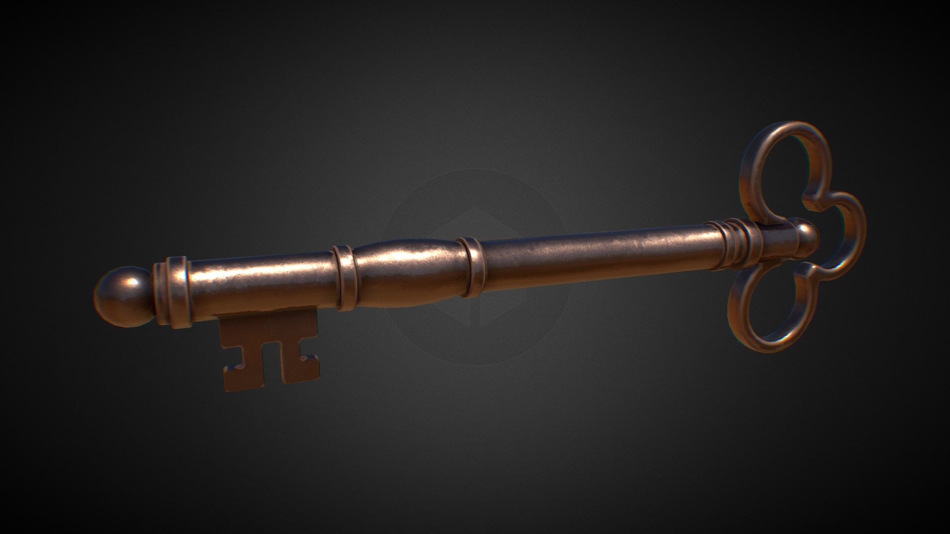 Bronze Key - 3D model by jakus (@jakus21) [da0bcd4] - Sketchfab