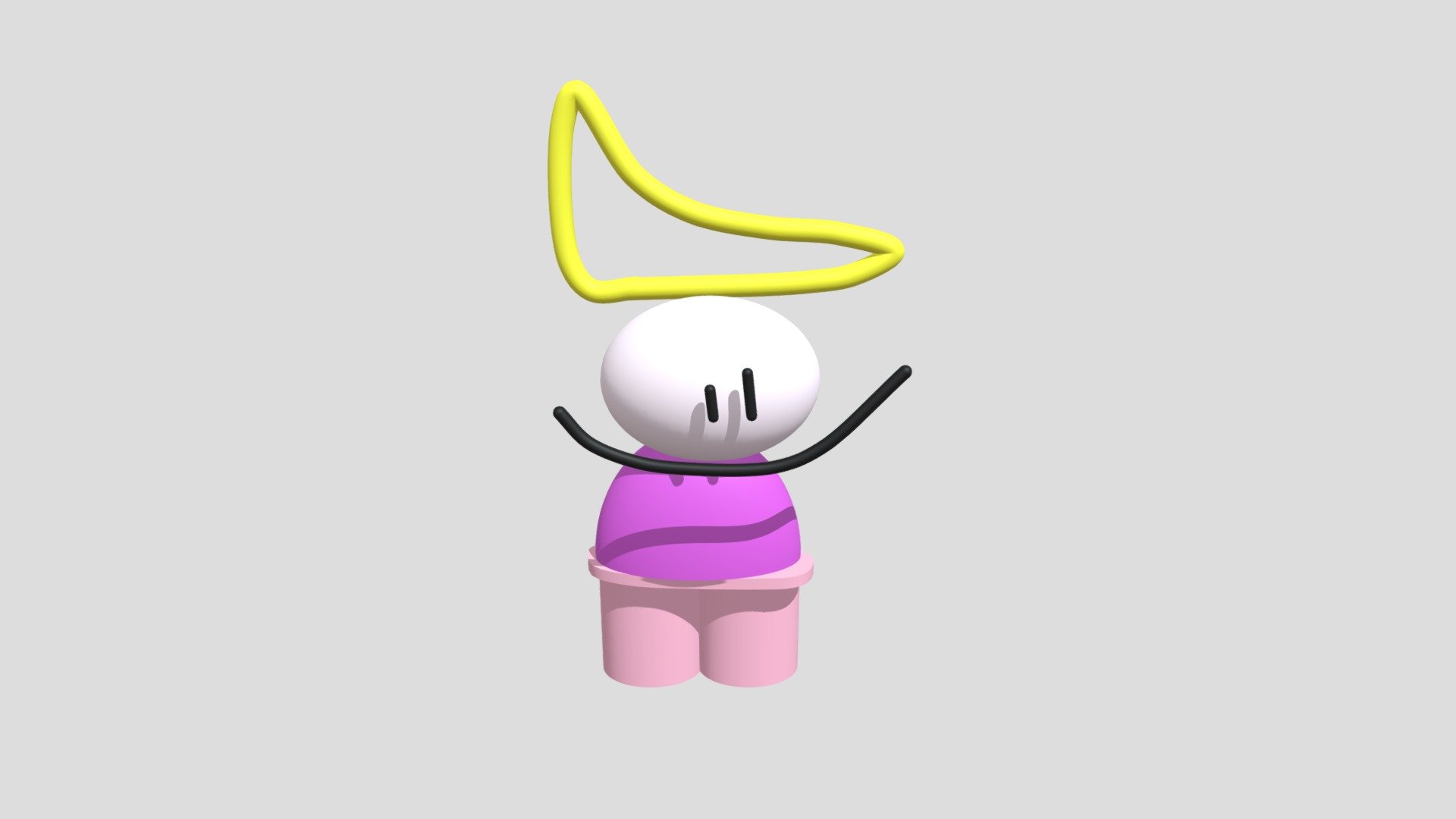 B (Fnf Dave and Bambi Strident Crisis Rebooted) - 3D model by Jeremy ...