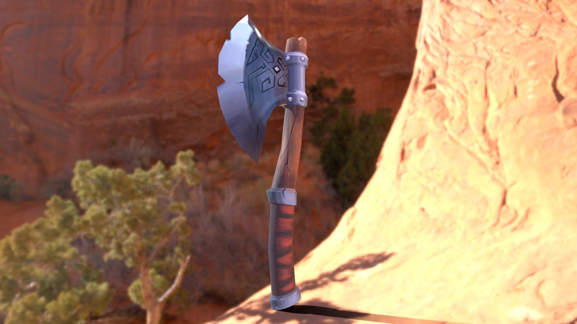 Hacha - 3D model by Fer M (@ferussy) [da0db23] - Sketchfab