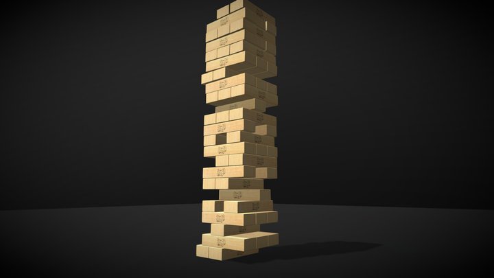Jenga 3D models - Sketchfab