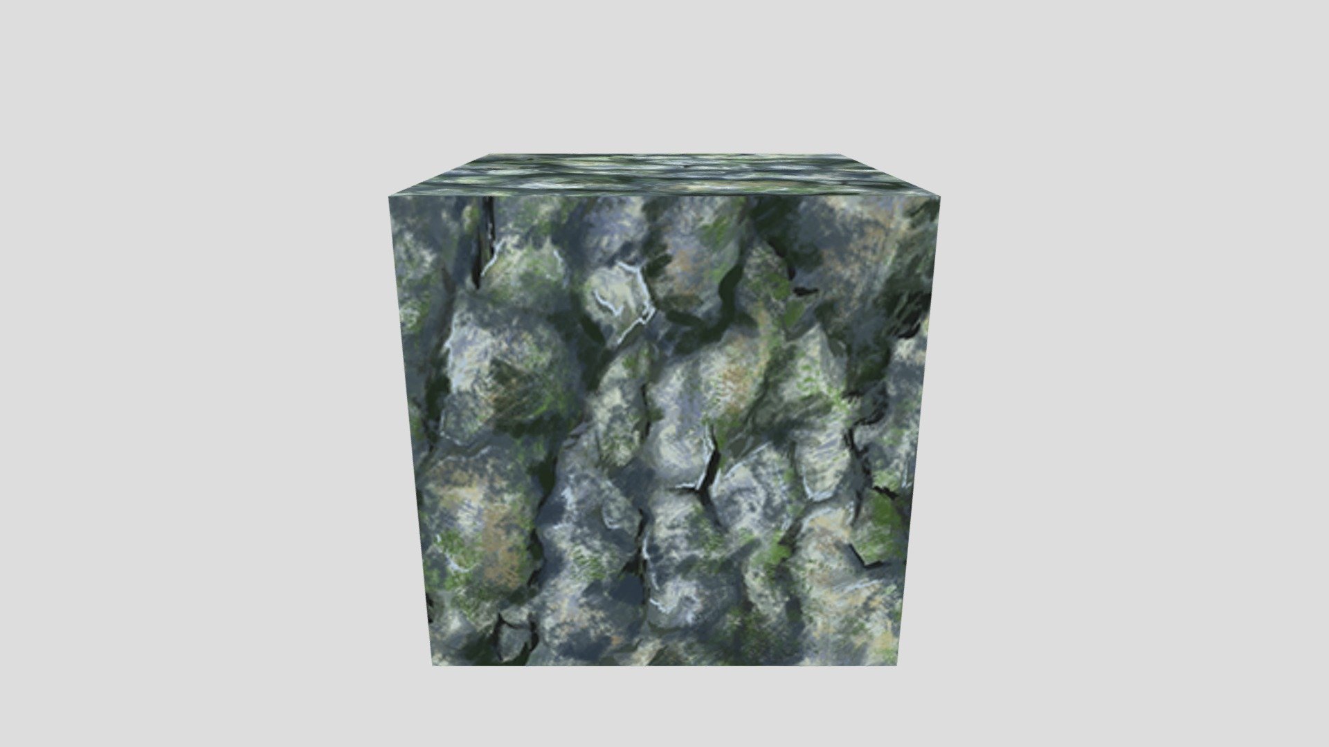 Stone cube 2 - 3D model by Julia B (@Kiteq) [da10166] - Sketchfab