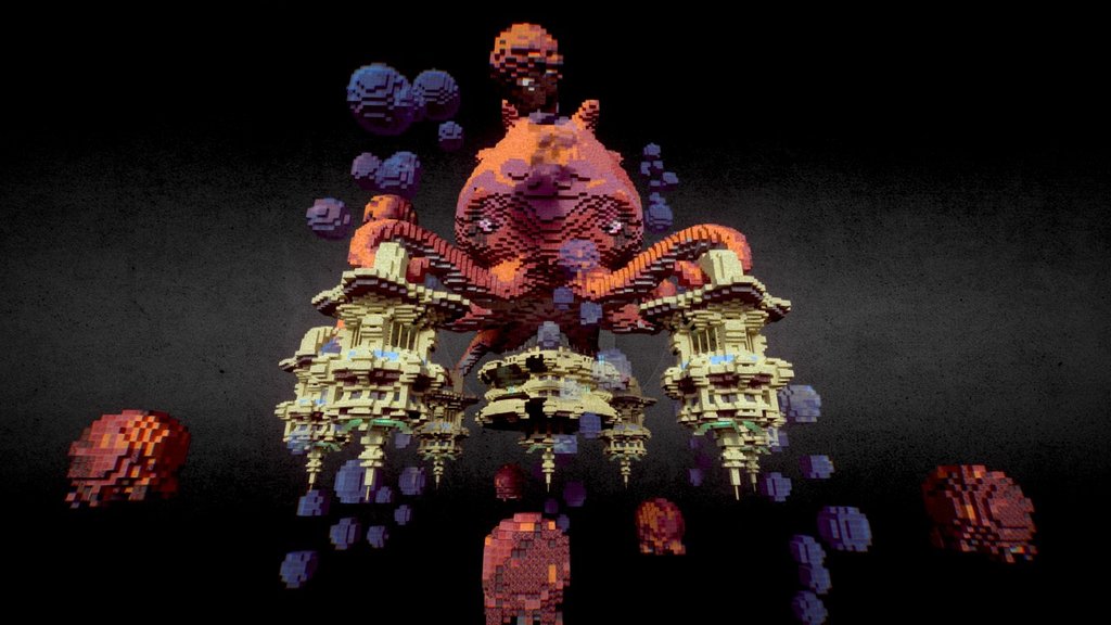 Mama Squid Skywars - 3D model by glowfisch [da1036e] - Sketchfab