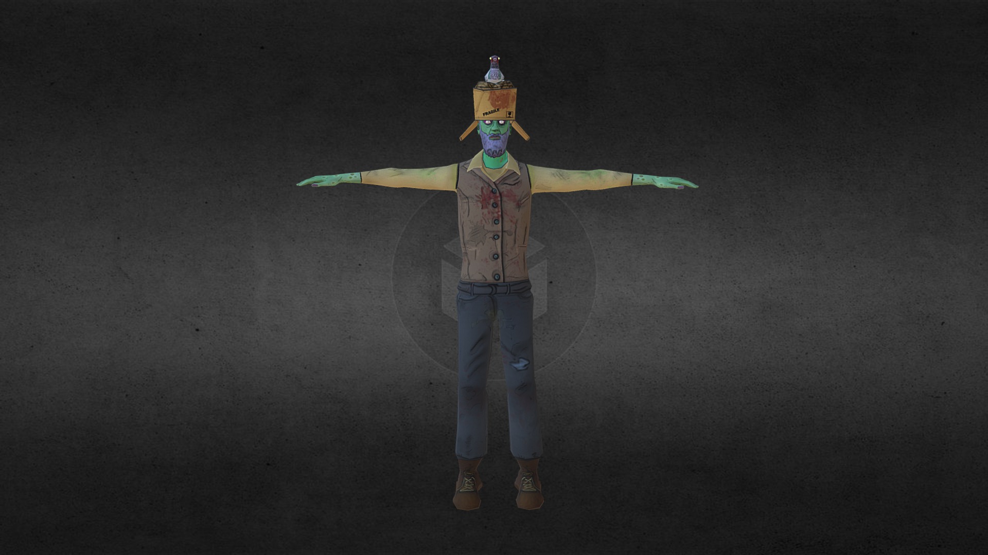 The Hobo Zombies - 3D model by Alex Dunning (@thedarkpoof) [da11acd ...