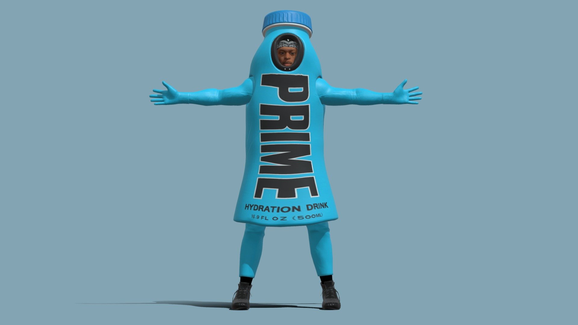 T-Pose Ksi Prime Costume - 3D model by 3dpassion.net [da123da] - Sketchfab