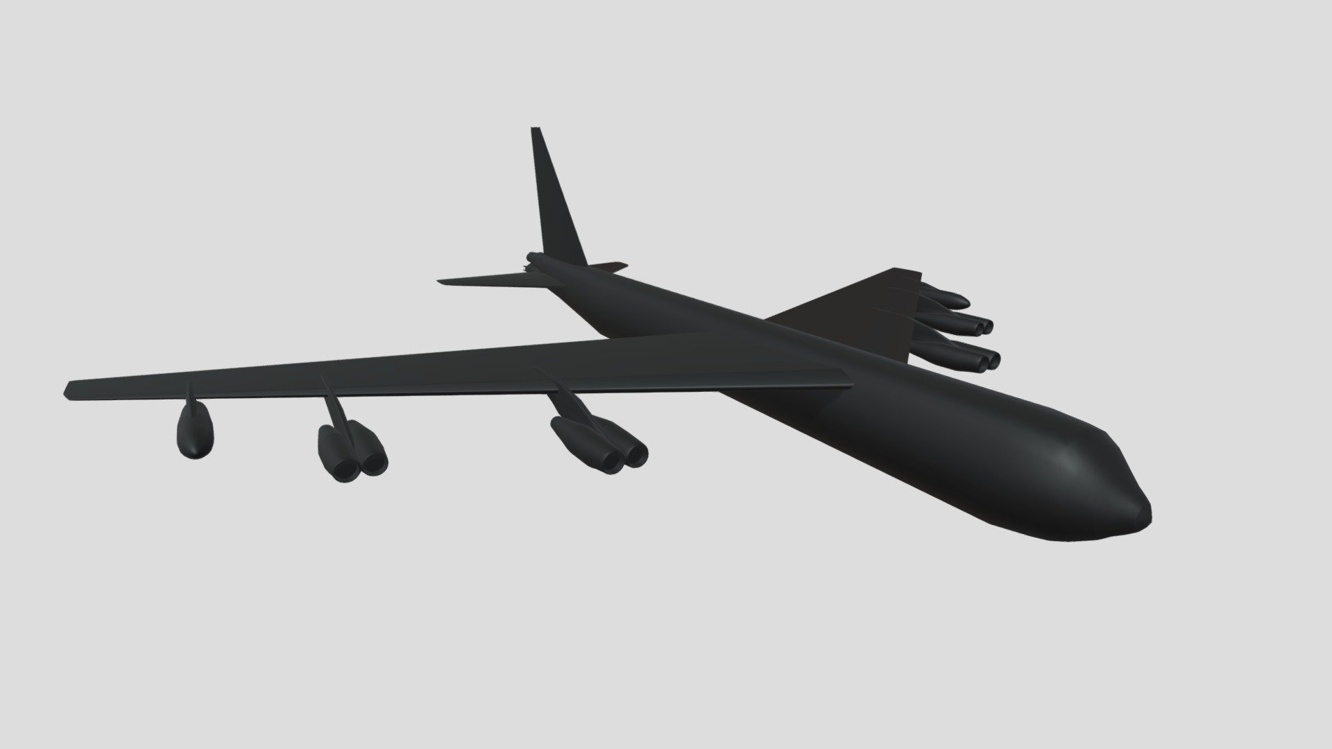 B-52D (Untextured Model) - 3D model by Harri Jones (@HarriJones23 ...
