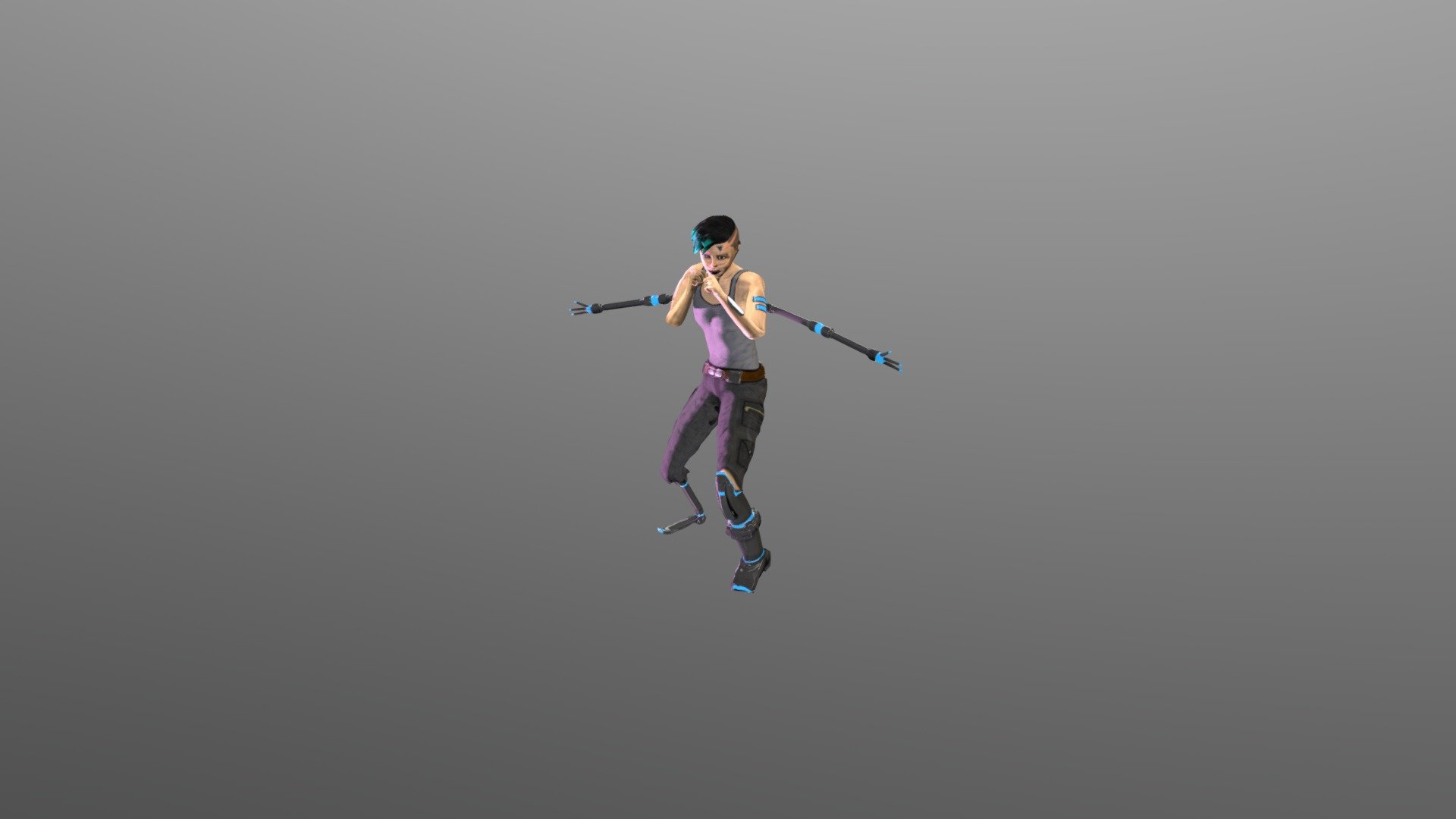 "Ira" - Cyberpunk Character - 3D model by Cody Fenison (@codyfenison ...