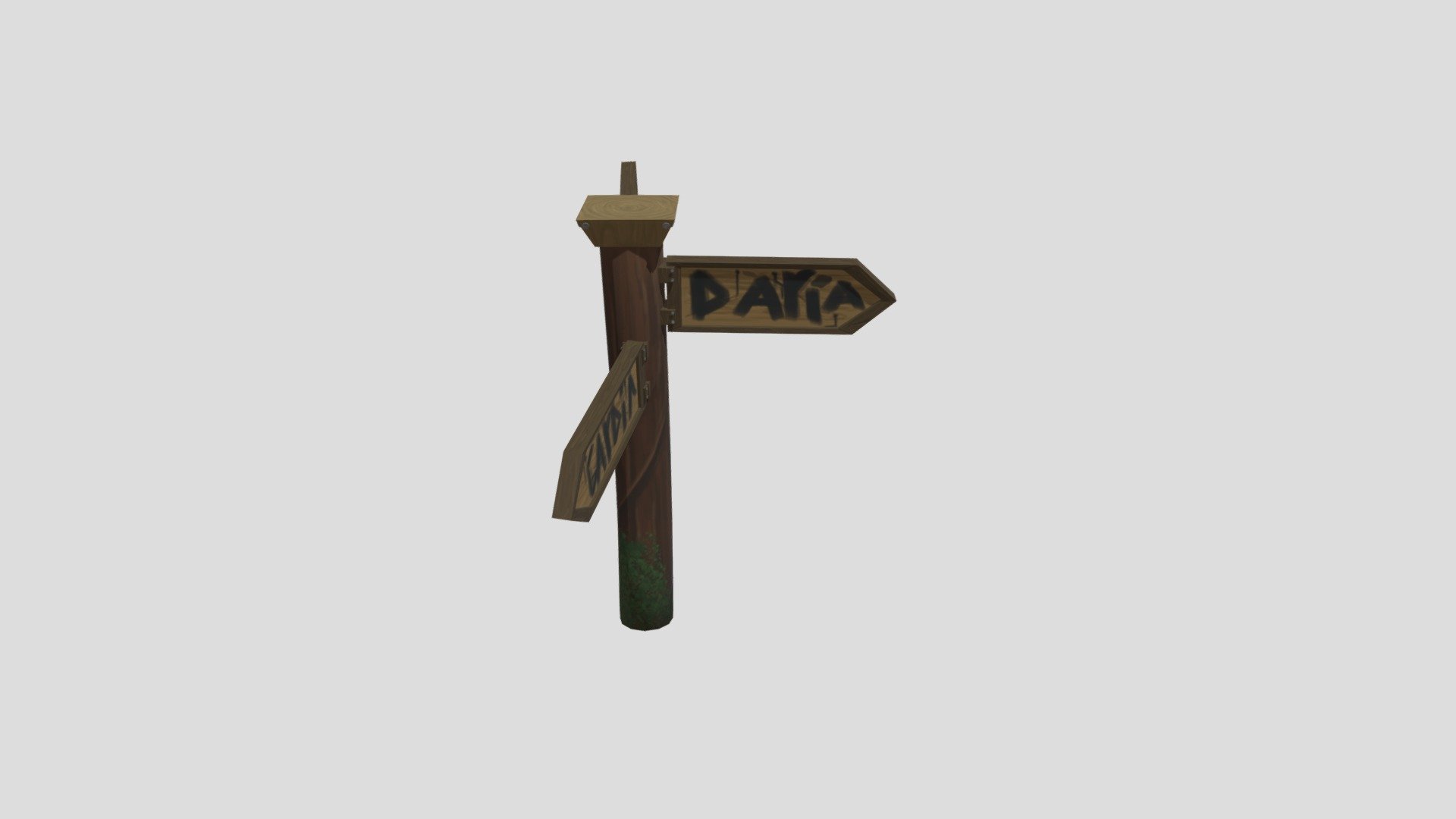 signpost - 3D model by _Cloud_- [da14015] - Sketchfab