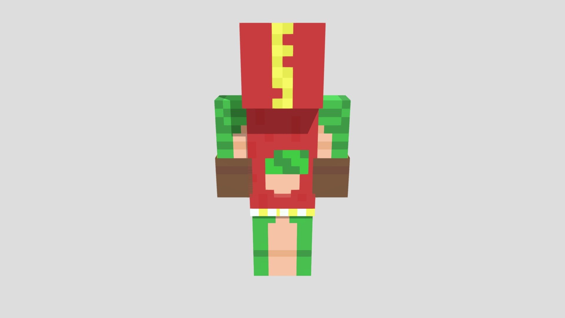 Munch 3D Skin From Minecraft - Download Free 3D model by oshrub12 ...