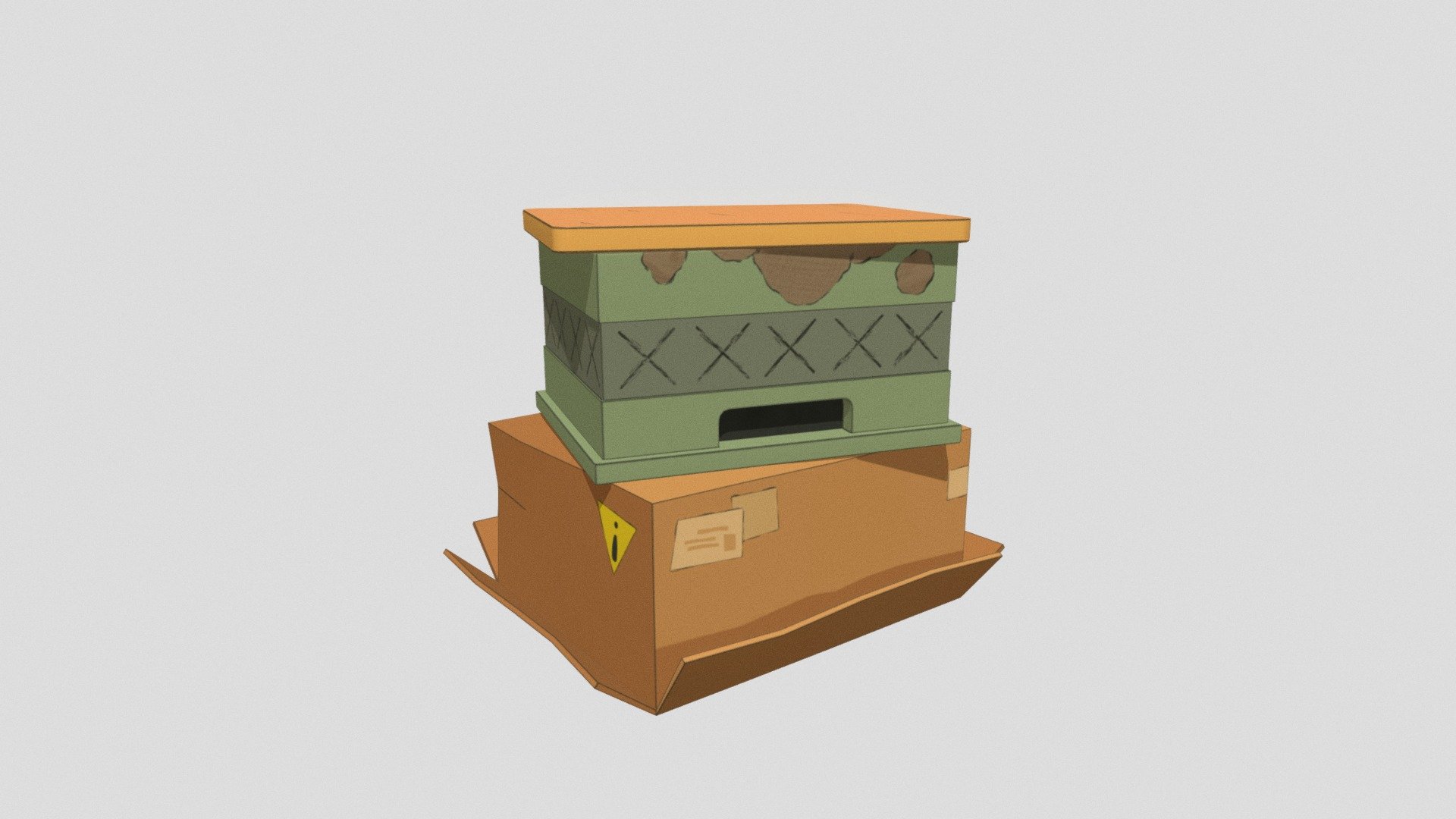 Box Stack - Download Free 3D model by SSlamon [da141bd] - Sketchfab