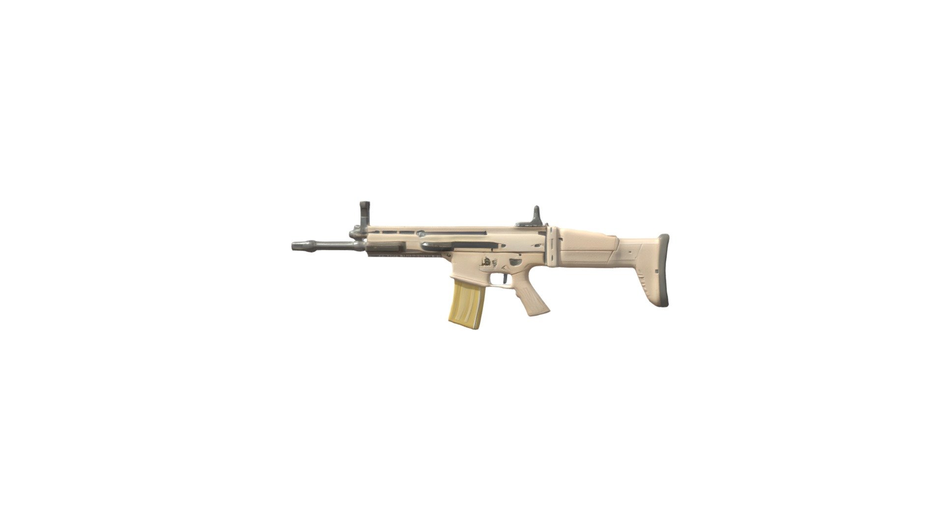 SCAR-L Automatic Assault Rifle - Download Free 3D model by Márcio Costa ...