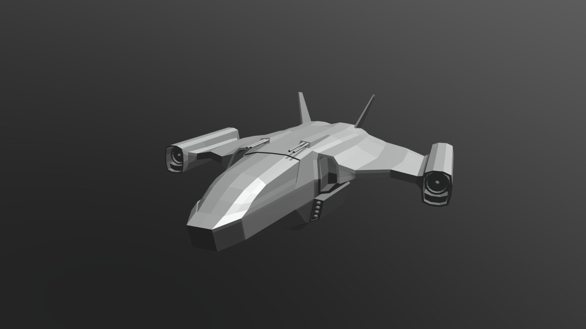 spaceship - 3D model by aaronuoit [da14a30] - Sketchfab