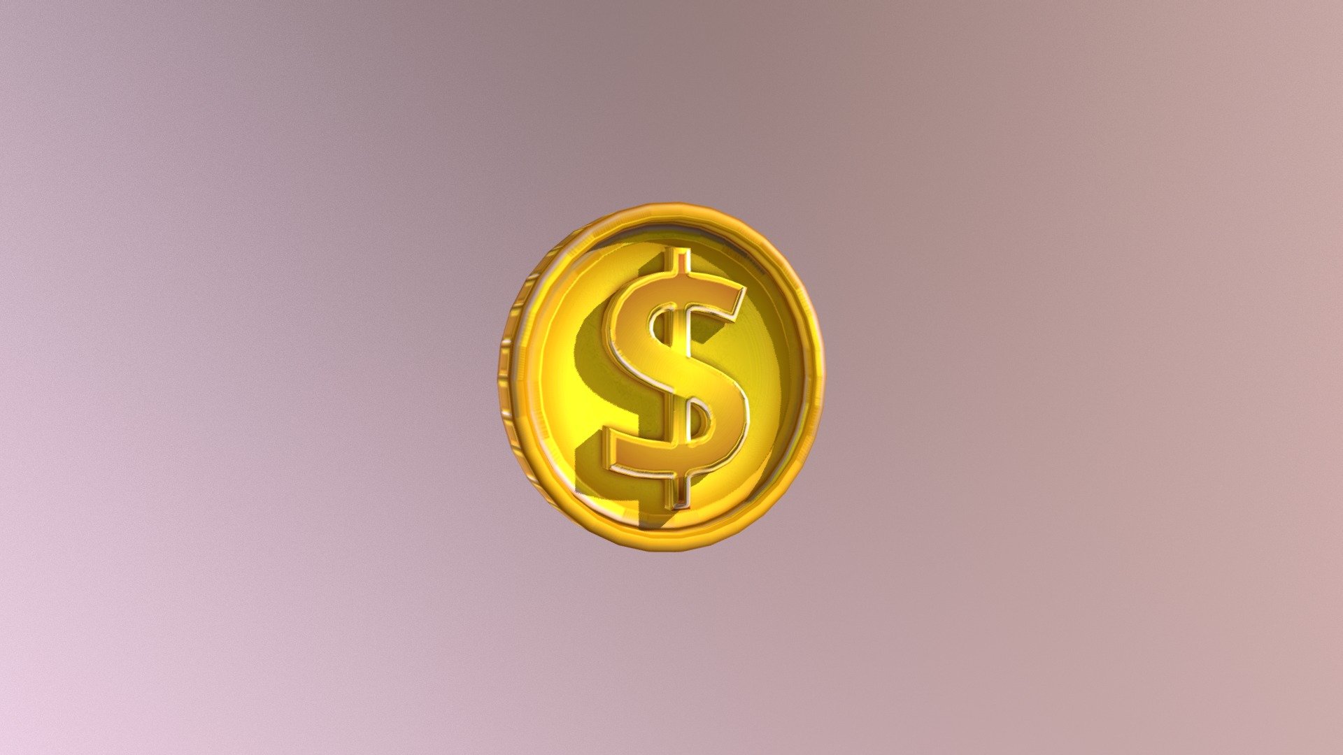 Dollar Coin - 3D model by Victoria Rehfeld Smith (@victoriarehfeldsmith ...