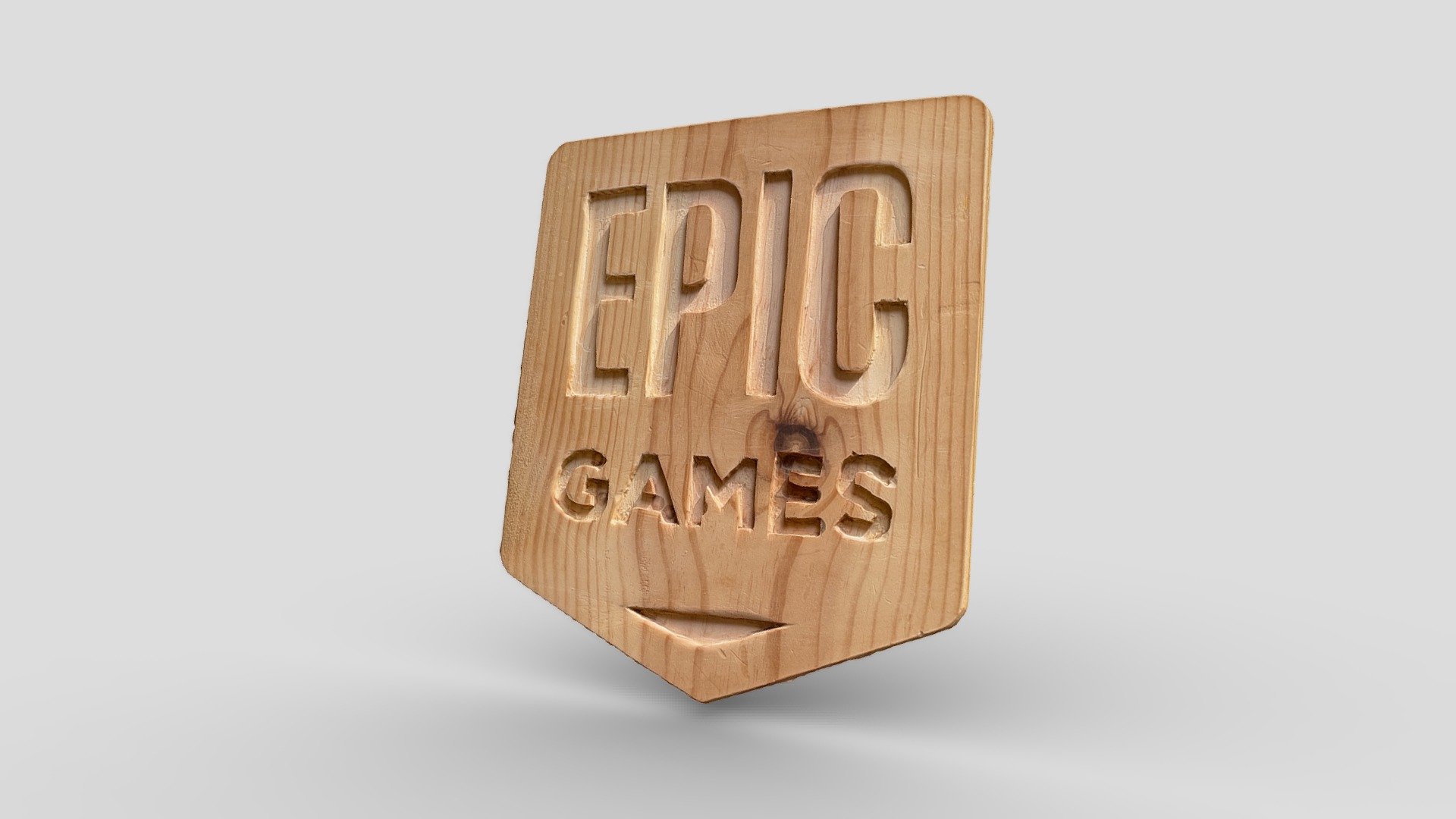 Wooden Epic Games logo - Download Free 3D model by alban [da15a9d ...