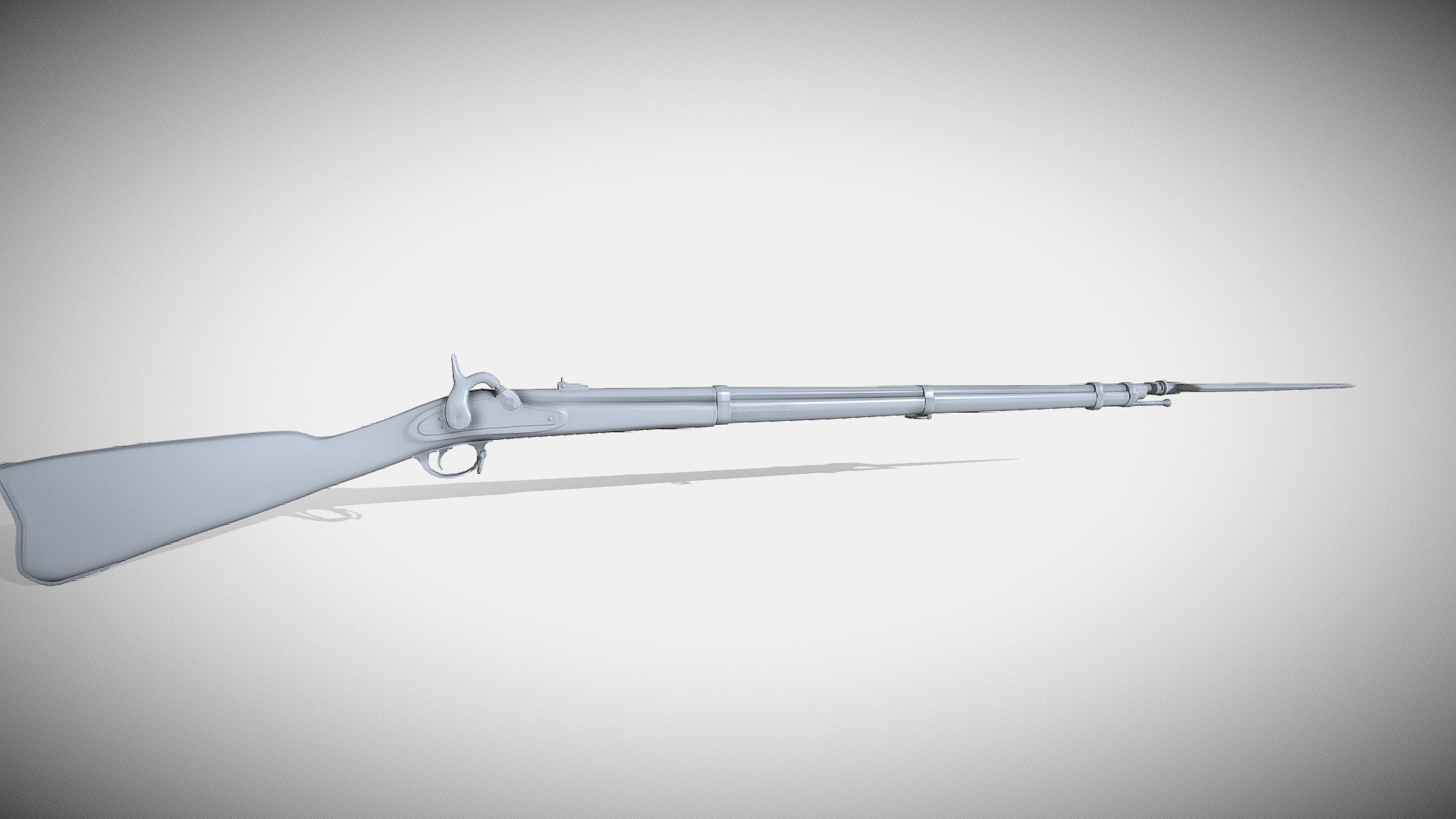 1861 Springfield Rifled Musket - 3D model by 3DGhost903 [da15fe4 ...