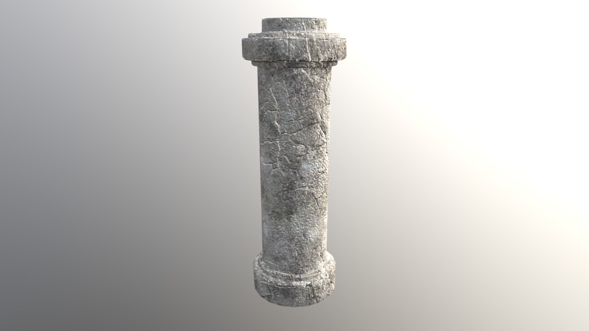 Stone Pillar - 3D model by marvincoates185 [da1656d] - Sketchfab