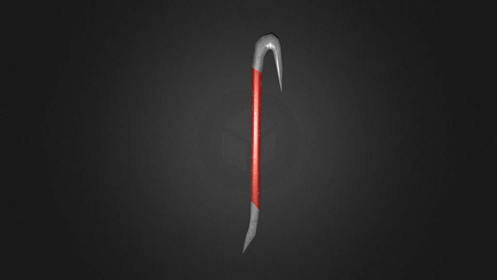 Damaged Crowbar - 3D model by Escoly [da17cab] - Sketchfab