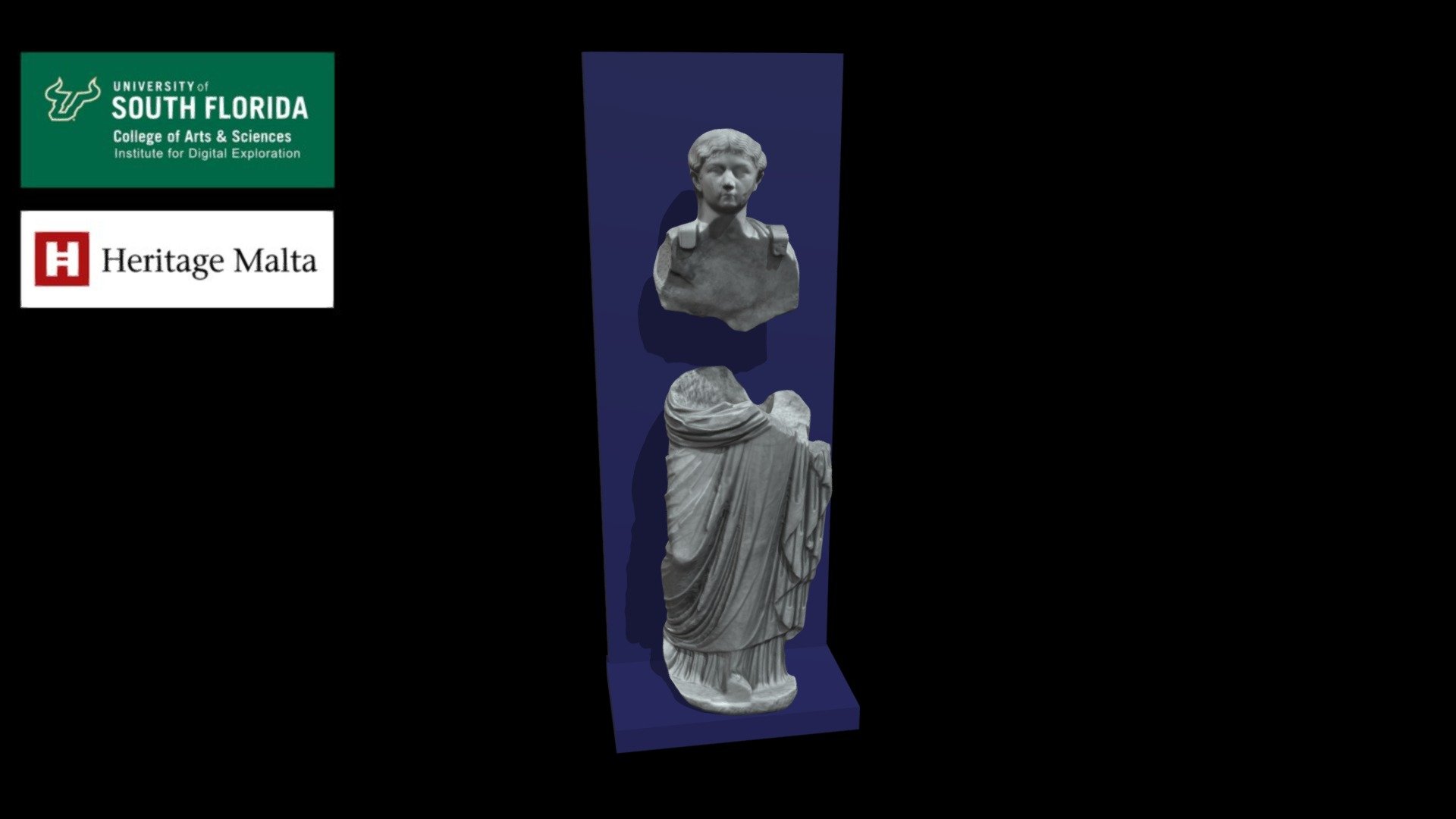 Fragmented statue of Claudia Antonia - 3D model by USF Institute for ...