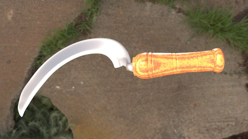 sichel - 3D model by gartenboom [da1e997] - Sketchfab