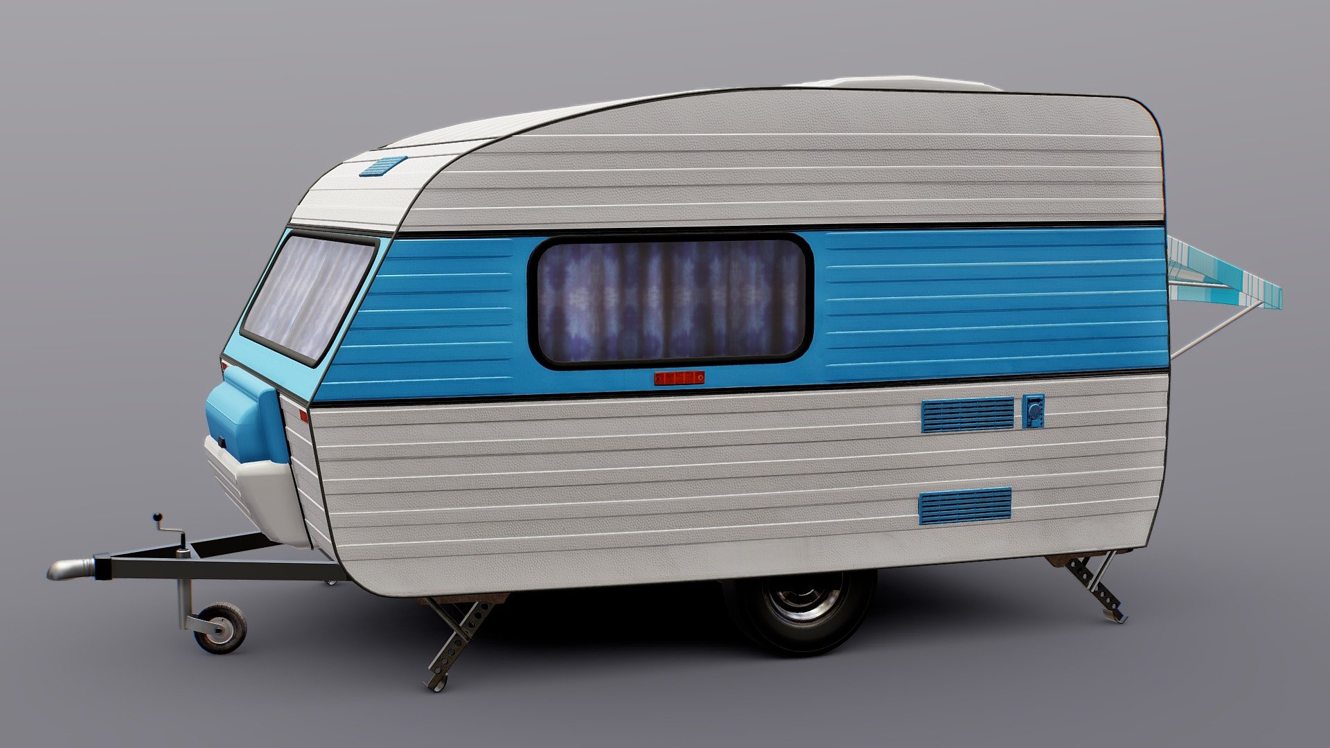 Caravan or Mobile Home - Buy Royalty Free 3D model by 3Dee (@mellydeeis ...