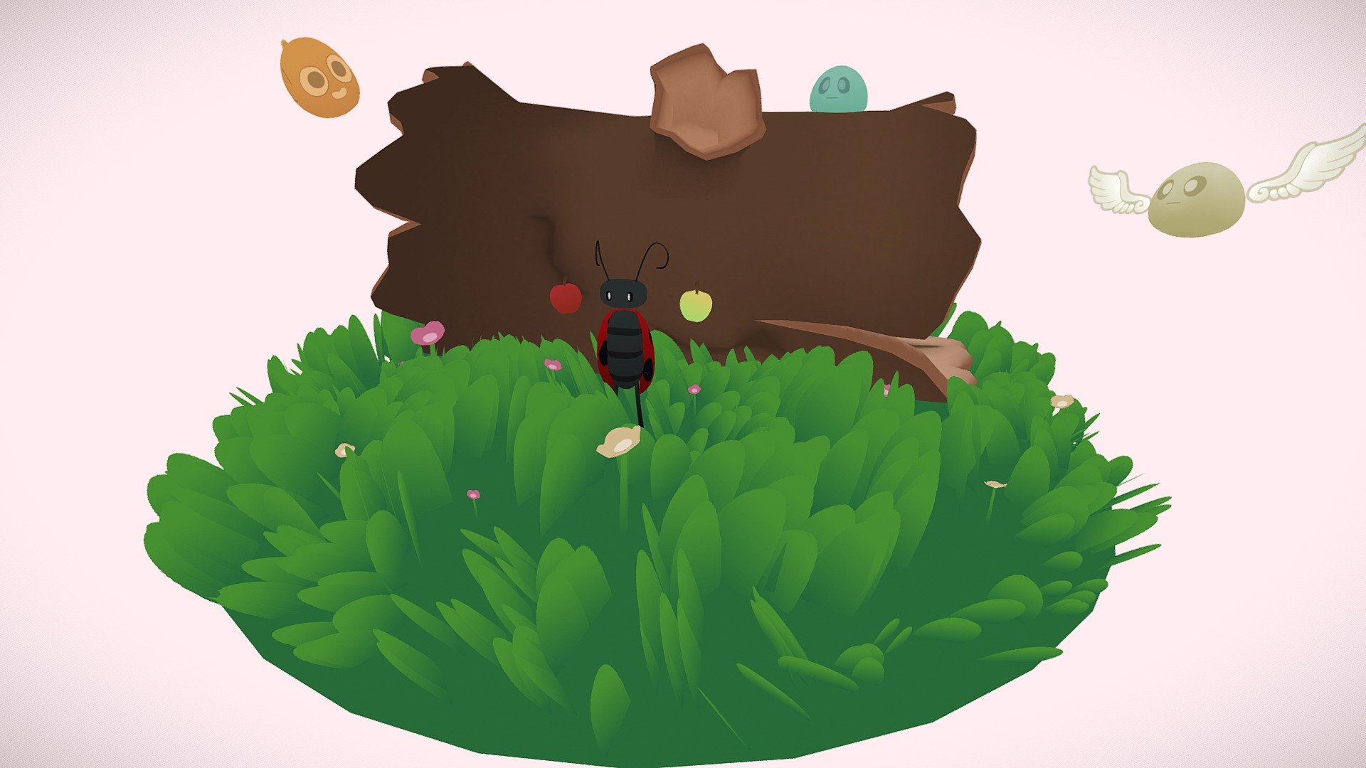 LadyBug Platformer Assets - 3D model by Lucy (@PonPonArt) [da1f894 ...