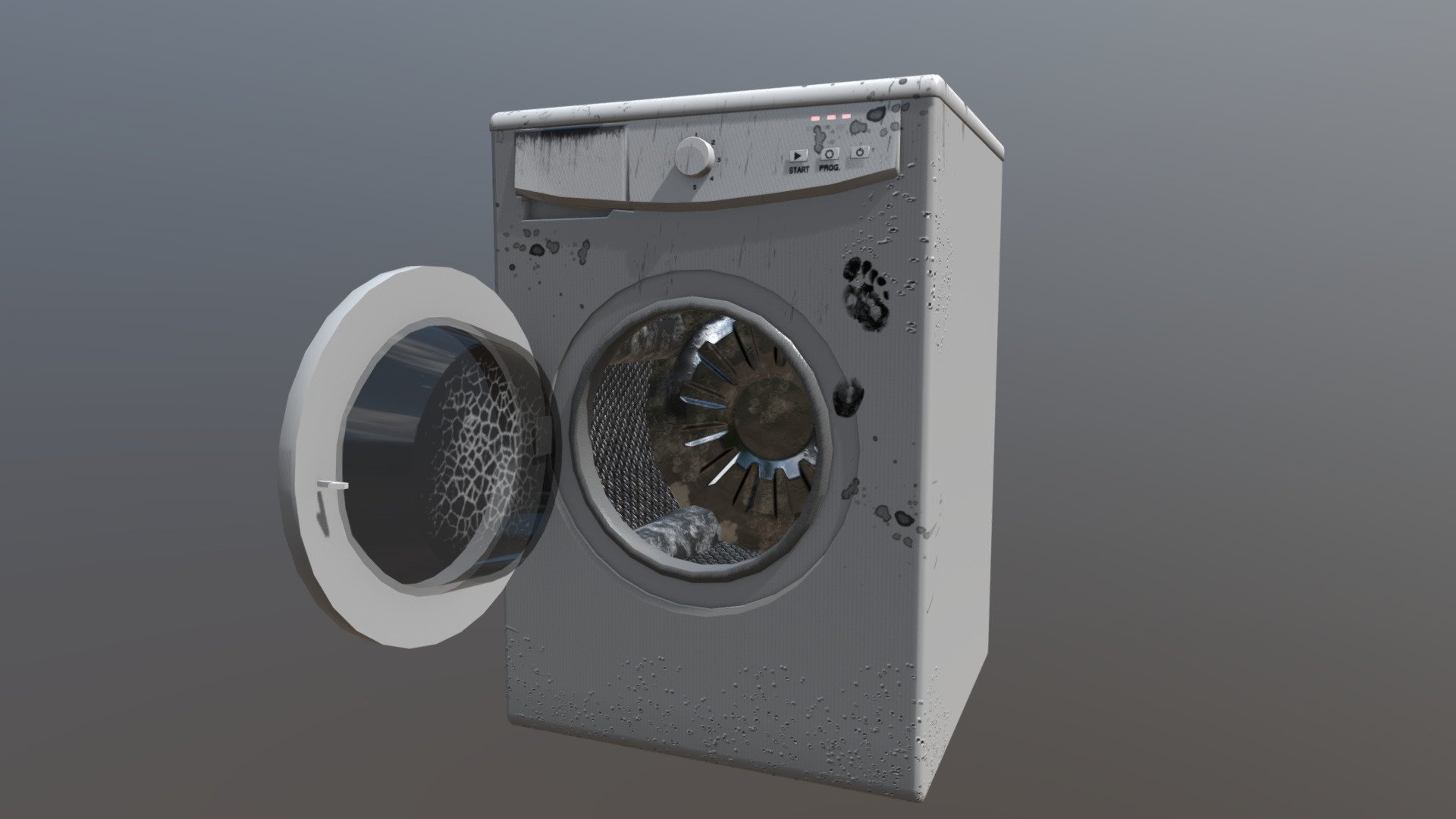 Washing Machine - 3D model by Fzer0 (@Fzero11) [da209e2] - Sketchfab