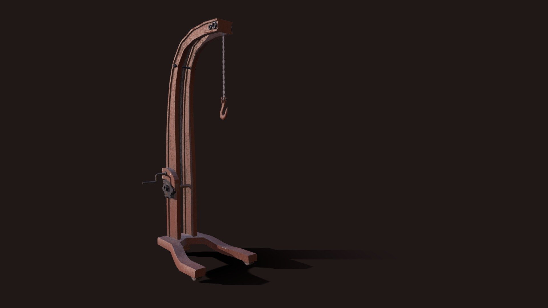 Engine Hoist - 3D model by Wespenwald [da21017] - Sketchfab