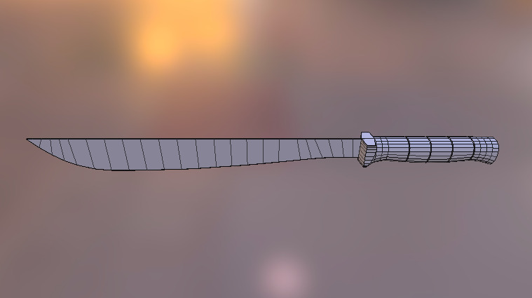 Machete Low - 3D model by levi_grosse [da212bd] - Sketchfab