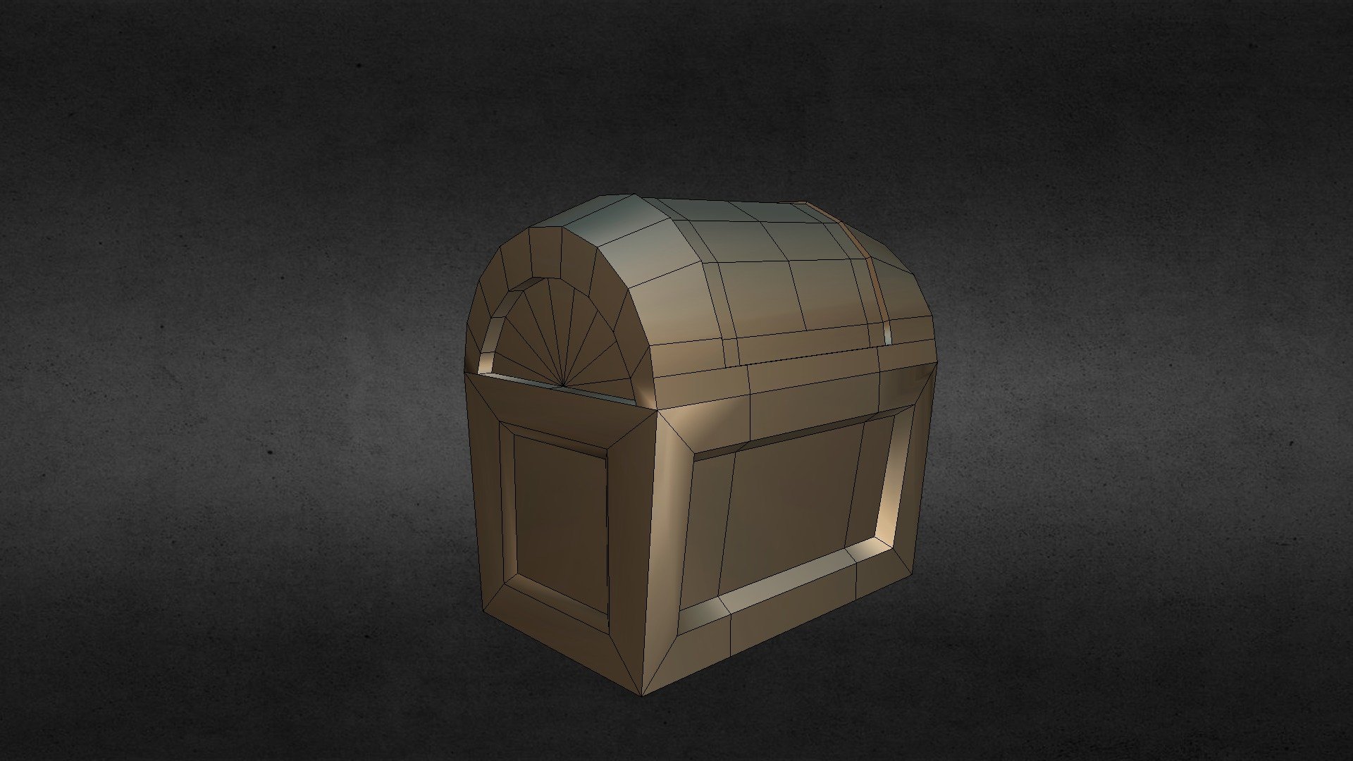 Low Poly Chest - 3D model by Kieran Thompson (@KieranJThompson ...