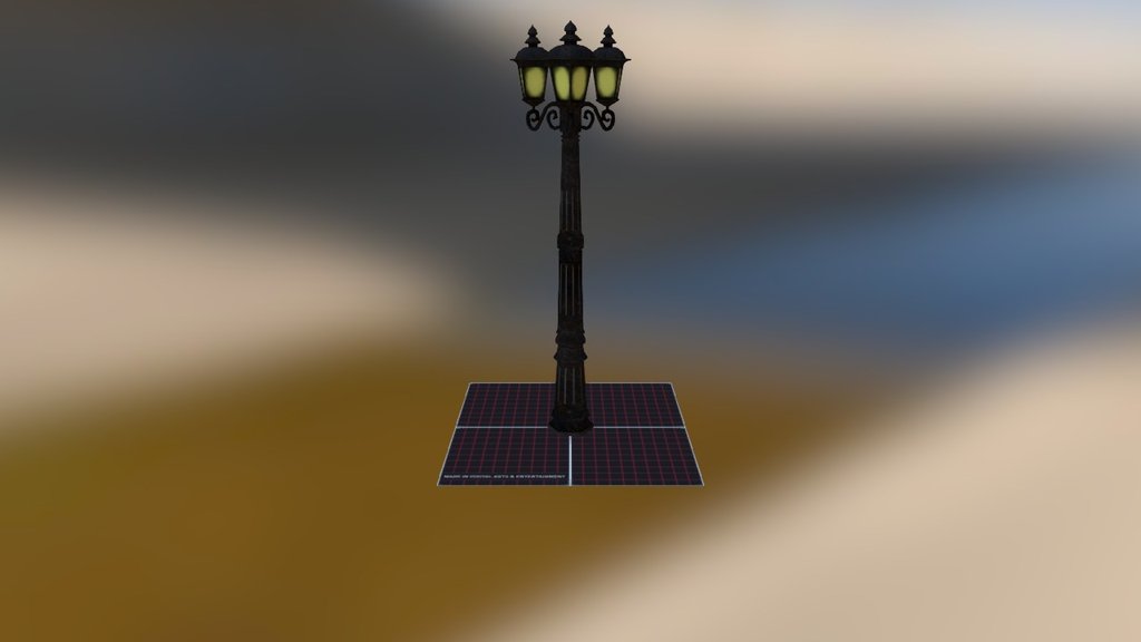 Standing_Steetlight - 3D model by pieter_desender [da22937] - Sketchfab