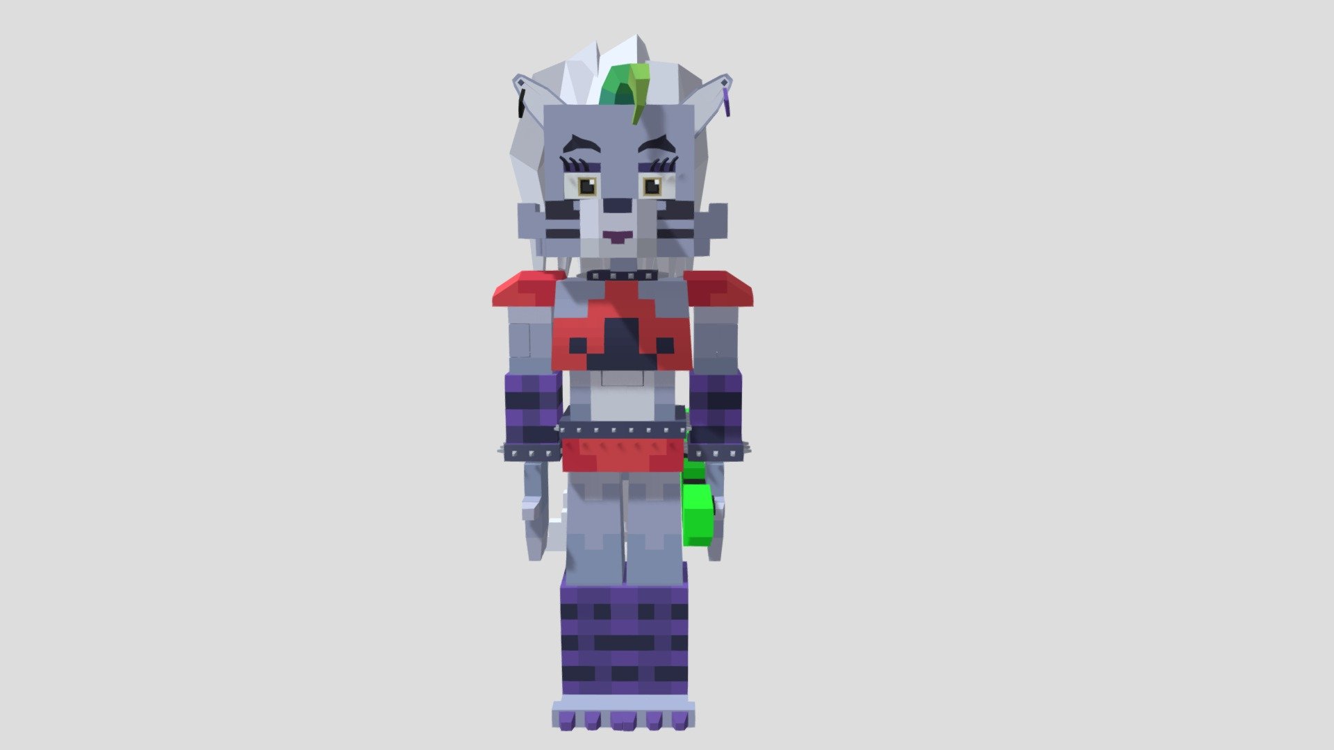 Minecraft Roxanne Wolf - Download Free 3D model by AutisticArtist53 and ...