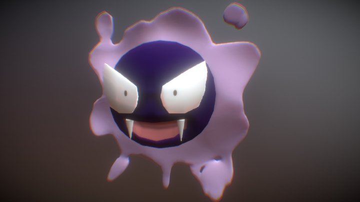 Gastly 3D models - Sketchfab