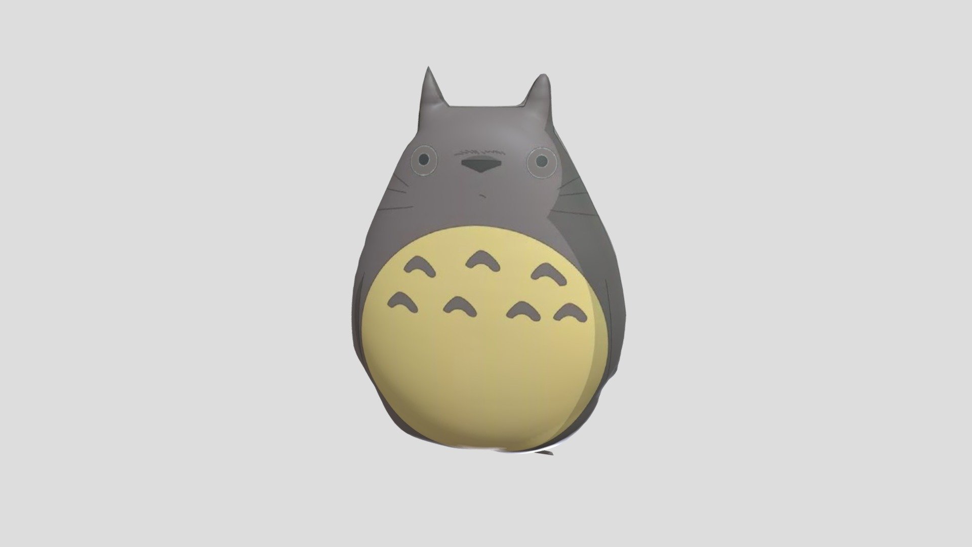 totoro2 - 3D model by shikmaltf [da25cf2] - Sketchfab