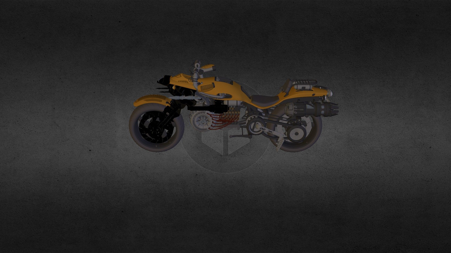 Rocket Bike - 3D model by Telamon [da26ba5] - Sketchfab