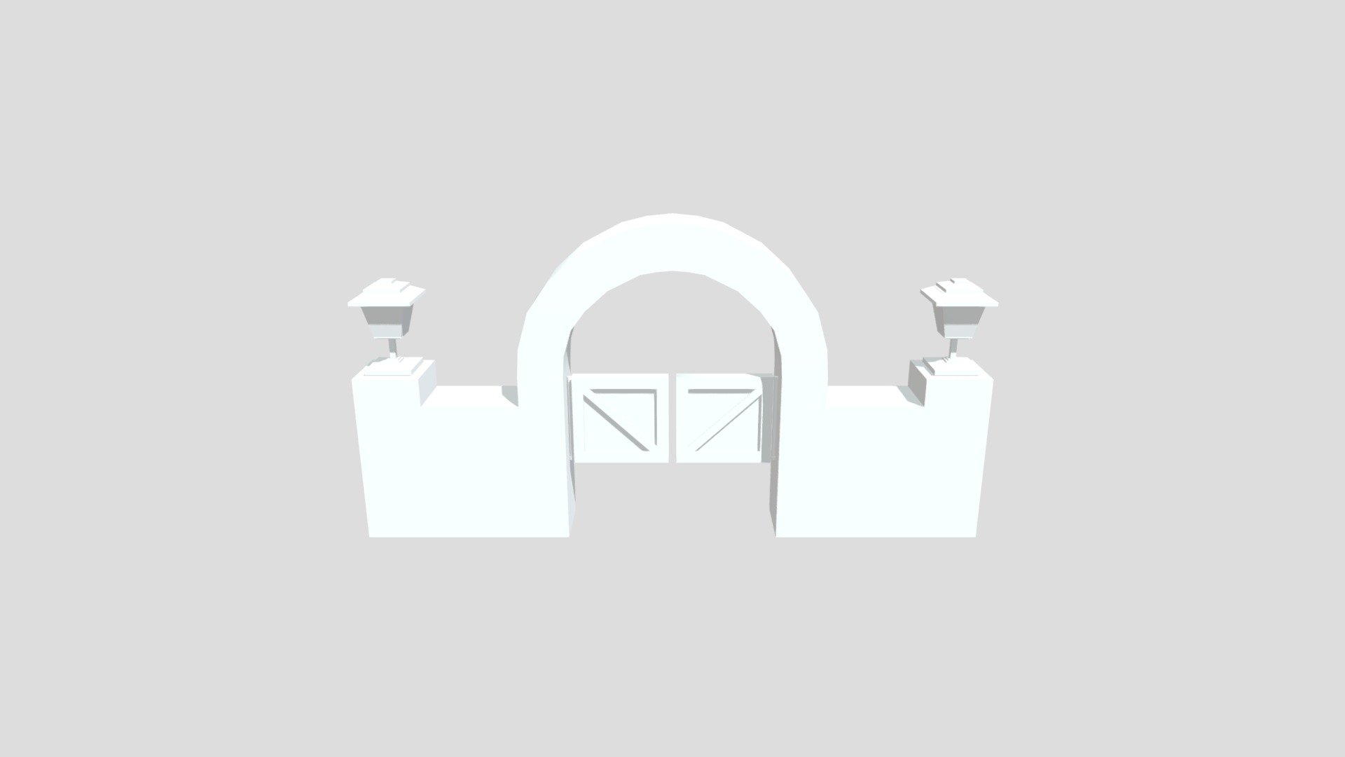 Project 1: Gate - Download Free 3D model by rodneyadamj [da26fd3 ...