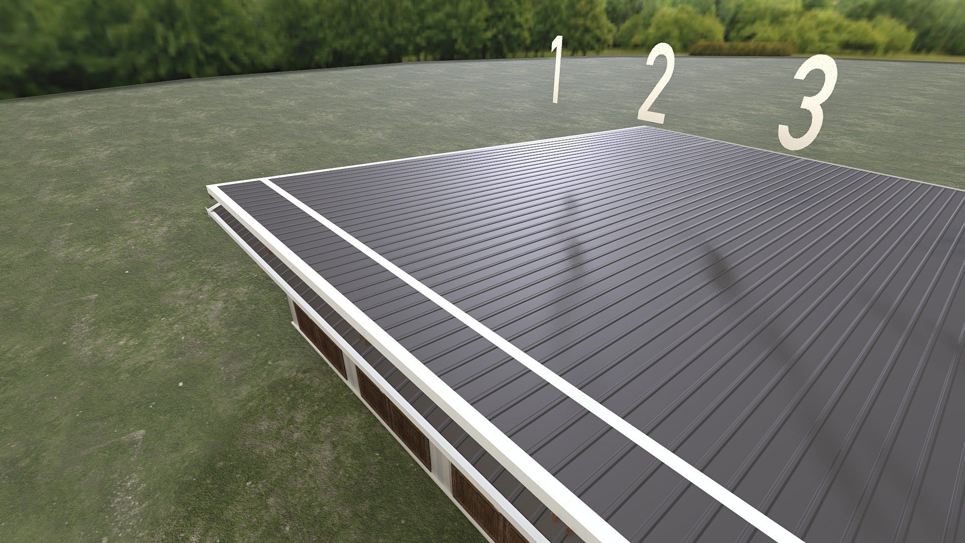 15m Deep Lean-to Shed - 3D model by Sheds4U [da27571] - Sketchfab