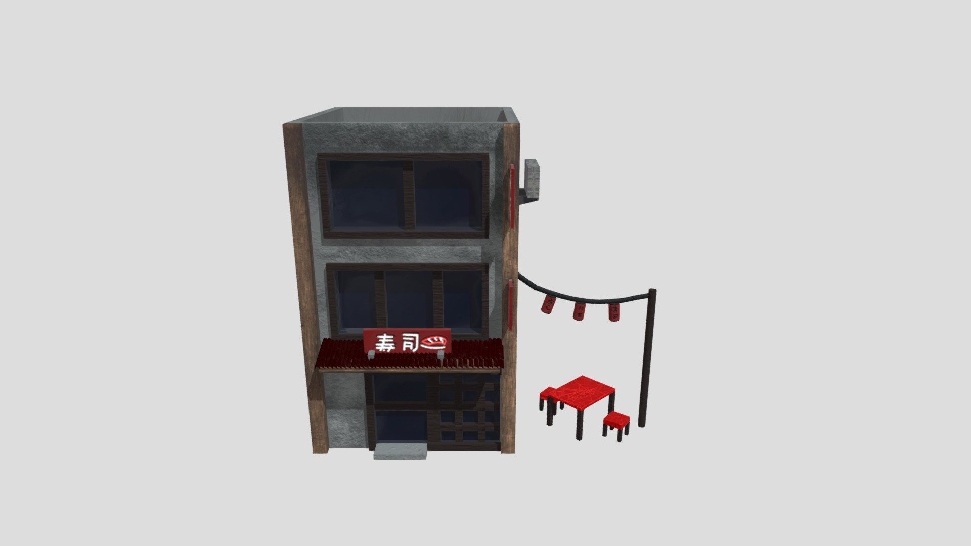 Cyberpunk Shop 2.0 - 3D model by AlienatixArts (@ZionAbyss) [da27bf5 ...
